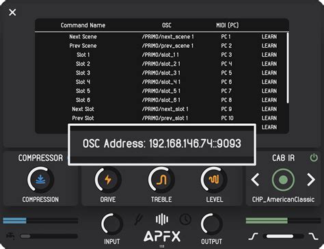 Midiosc Setup Apfx