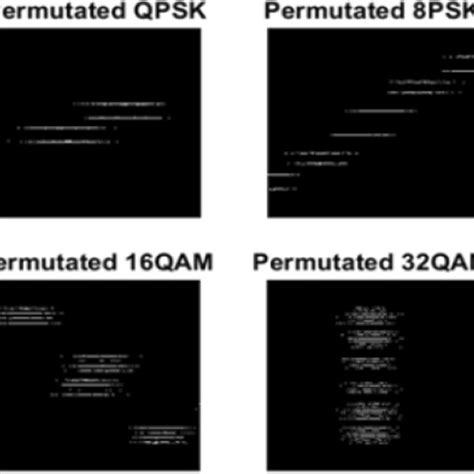 Original Constellation Diagrams For 24816 Psk And 8163264 Qam