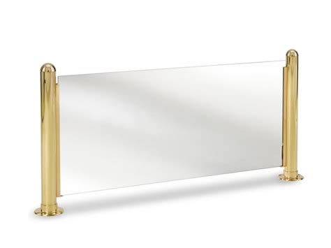 Model P222 Polished Brass Round Partition Posts Esp Metal Products