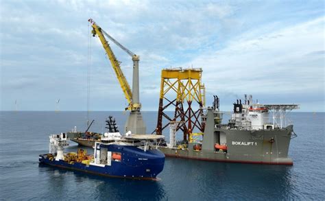 Installation Jacket Foundations Completed Ahead Of Schedule