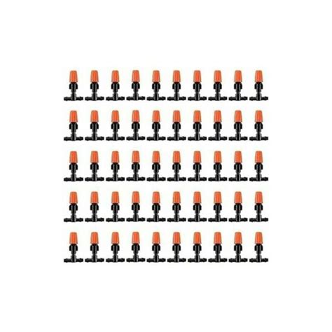 100pcs Micro Spray Adjustable Flow Irrigation Drippers Adjustable Drip