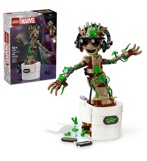 Lego Marvel Dancing Groot Buildable Animated Toy Marketplace 1800flowers
