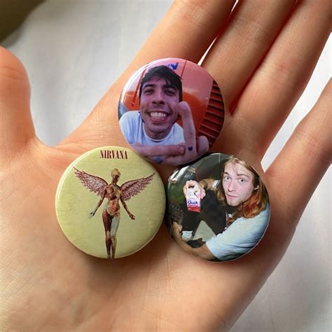 Nirvana Pin Etsy