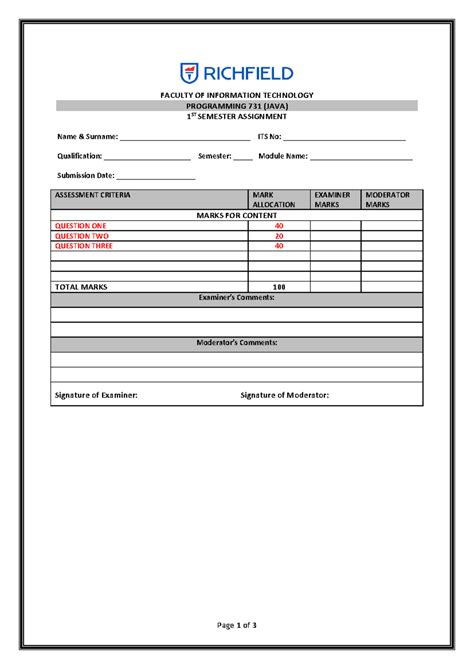 Programming 731 2 Java Fundamental Assignments Focusing On Various Problems Involving The
