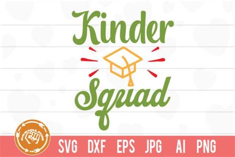Kinder Squad Svg Cut File Graphic By Esrafulairdrop · Creative Fabrica