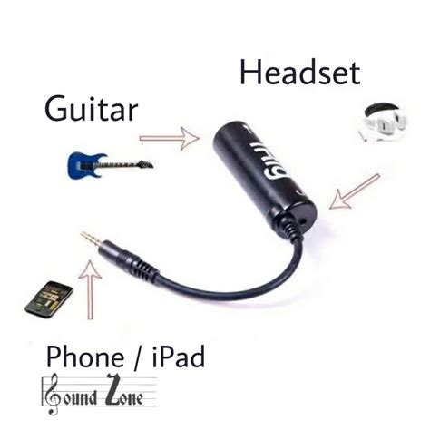 Soundzone Irig Guitar Interface Converter Replacement Guitar For Phone