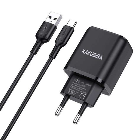Incarcator De Retea, Kakusiga, Ksc-917, 18W Usb + Cablu Usb - Usb-C ...