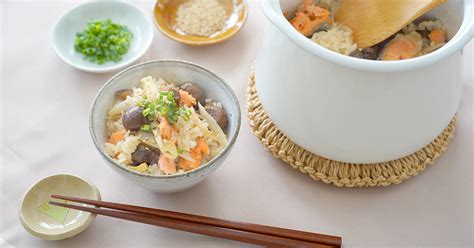 【レシピ】秋鮭と甘栗の炊き込みご飯 和平フレイズ株式会社