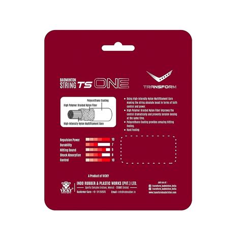 Transform String One Badminton String Durable Material And High