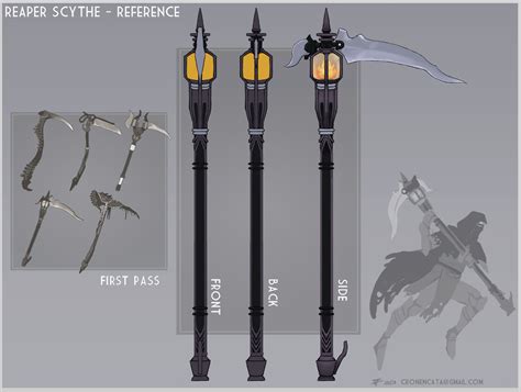 Medieval Scythe Weapon
