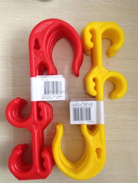 Plastic Lead Hook Yellow And Red Cable Lead Hook For Construction Buy