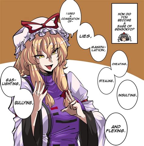 Yakumo Yukari Shameimaru Aya And Sam Hyde Touhou Drawn By Haho