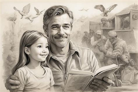 Premium Photo World Fathers Day Sketch Style