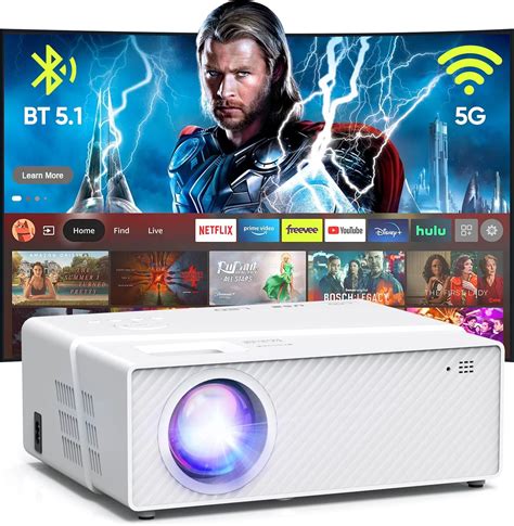 Proyector Wifi 5g Con Pantalla 400 Ansi Real Native 1080p 4k Proyector