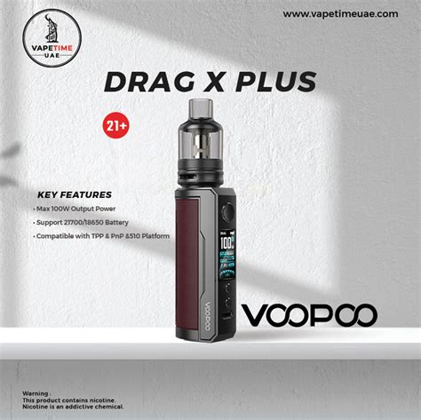 Voopoo Drag X Plus In UAE VapeTimeUAE Is The Best Vape Shop Ever