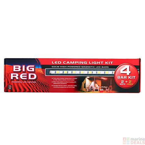 Buy Big Red LED Light Bar Kit Bar W Online At Marine Deals Com Au