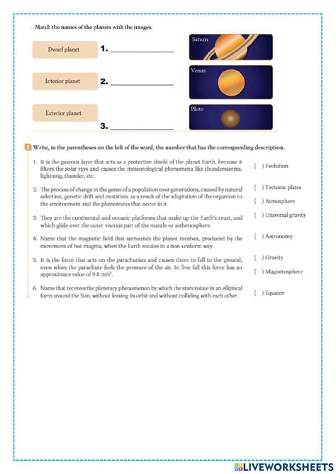 Science Test Online Activity For 7th Live Worksheets