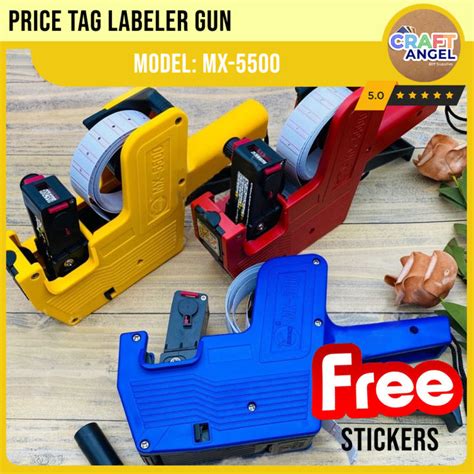 Mx 5500 Durable Labeler Gun Price Tag Label Gun 8 Digits Price Tag