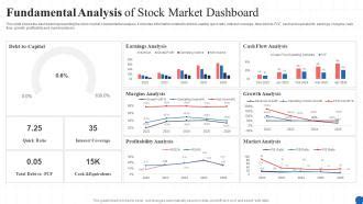 Fundamental Analysis Of Stock Market Dashboard PPT Sample