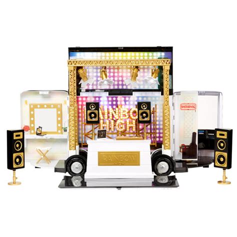 Rainbow High Rainbow Vision World Tour Bus And Stage 4 In 1 Doll Playset
