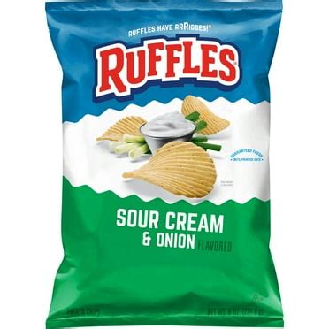 Ruffles Original Flavor Crunchy Ridges Potato Snack Chips Party Size