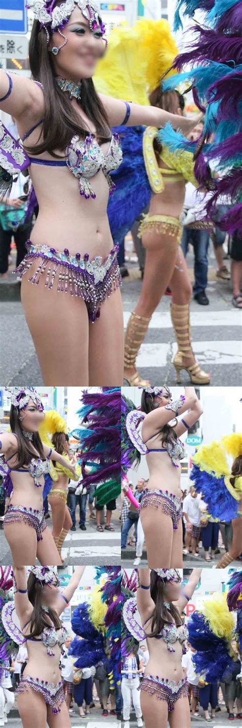 【写真】妖艶な目元！紫煙の色白超美人サンバダンサー（美人すぎるので目線ぼかし外しました） 高画質210枚！