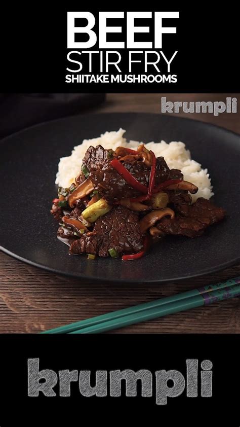 Spicy Chinese Beef And Shiitake Mushroom Fakeaway Stir Fry Recipe