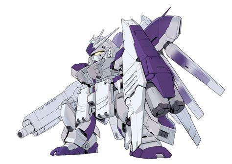 Hi Nu Gundam And Hi Nu Gundam Hws Gundam And 3 More Drawn By Zakuma