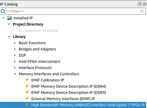 22 Configuring The High Bandwidth Memory Hbm2e Interface Intel