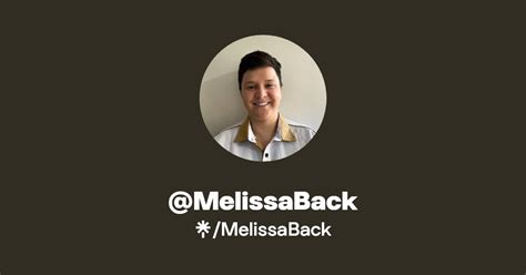 Melissa Back Instagram Linktree