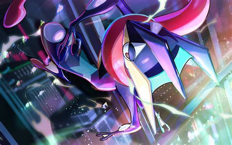 Thundergotch Greninja Nintendo Pokemon Bad Id Bad Twitter Id Highres Building
