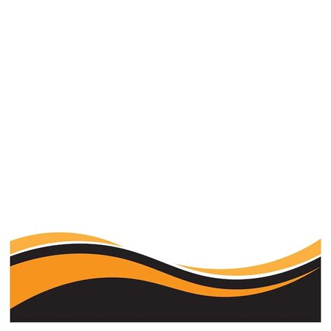 Premium Vector Curved Header Footer
