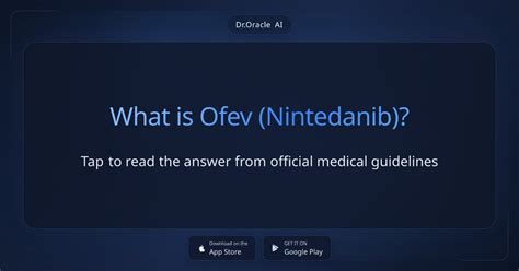 What Is Ofev Nintedanib
