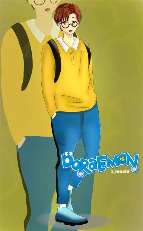 Nobita Doraemon Fanart By Mochiart