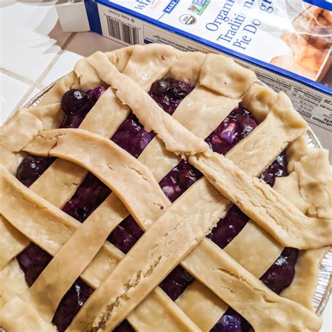 I Made A Blueberry Lychee Pie For Thanksgiving