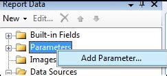 Add A Date Range Dataset In SSRS