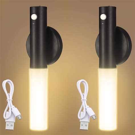 Luz Nocturna Con Sensor De Movimiento Led Luz De Pared Magnética 2
