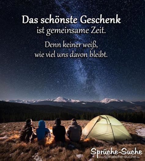 Das schönste Geschenk ist gemeinsame Zeit Sprüche zum Nachdenken