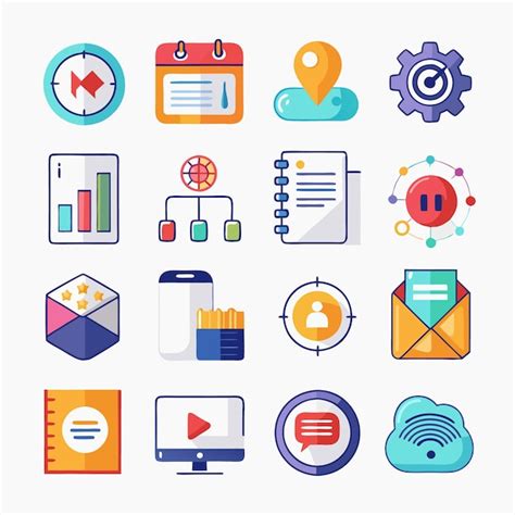User Interface Icons Set For Website And Mobile App Premium Ai Generated Vector