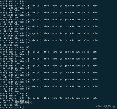 Linux Shell编程学习笔记11：关系运算linux 关系运算符使用 Csdn博客