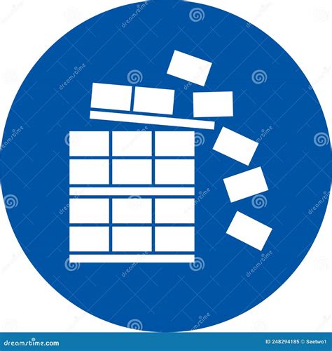 Notice Stack Correctly Sign On White Background Stock Vector