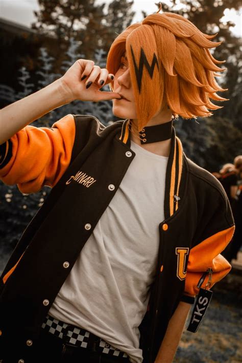 Denki Kaminari Cosplay College Jacket Film Otaku Pikachu