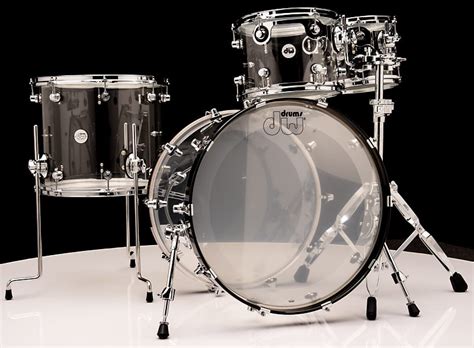 Dw Design Series Acrylic 4pc Drum Set Reverb