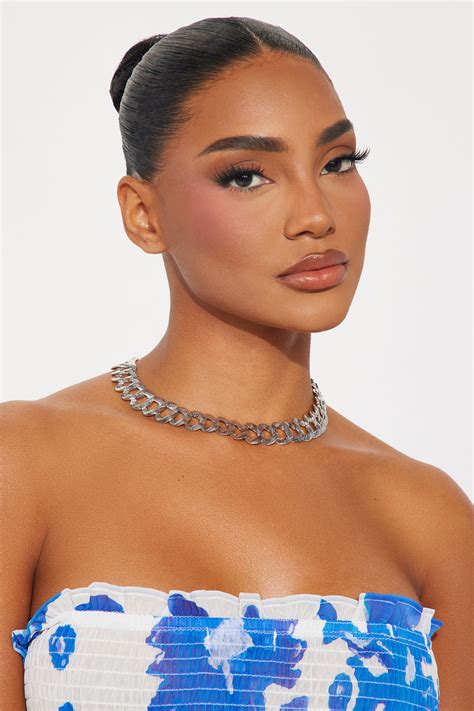 Deserve It Necklace Silver Fashion Nova Jewelry Fashion Nova