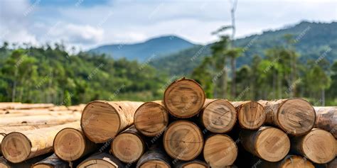 Impact Of Illegal Logging On Deforestation And Forest Degradation In The Affected Area Concept