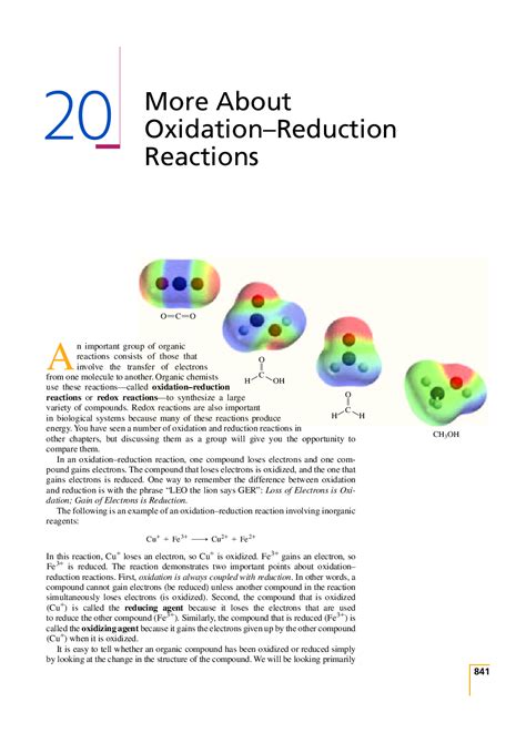 Download Oxidation And Reduction Of Functional Groups Chemical Science