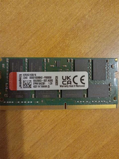 Оперативна память Kingston Sodimm Ddr4 2666 16384mb Pc4 21300 750 грн