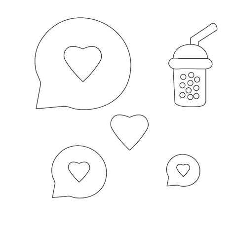 아이들을위한 색칠 공부 페이지 라인 아트 색칠 공부 페이지kdp 프리미엄 벡터