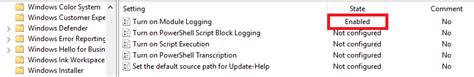 Monitoring Windows PowerShell Enable Module Logging SID