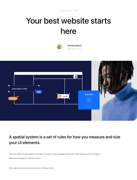 Tailwind Content Components In Uinel Library